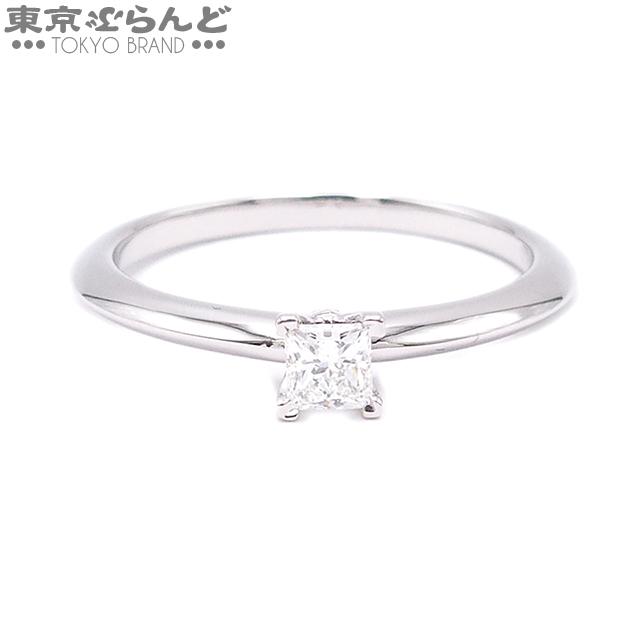 TIFFANY&Co. ティファニー ソリティア リング プラチナ Pt950 ダイヤモンド 16.5号相当 0.23ct G VS1 3EX 指輪 レディース 仕上済 101762208 ...