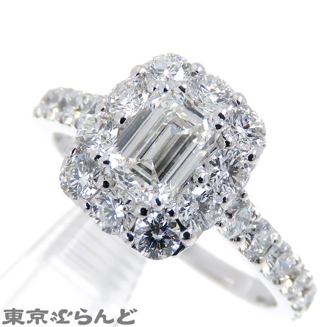 グラフ GRAFF コンステレーション エメラルドカットダイヤモンド リング K18WG 11.5号相当 中央0.70ct G VVS1 指輪 レディース 仕上済 101762275 : ...