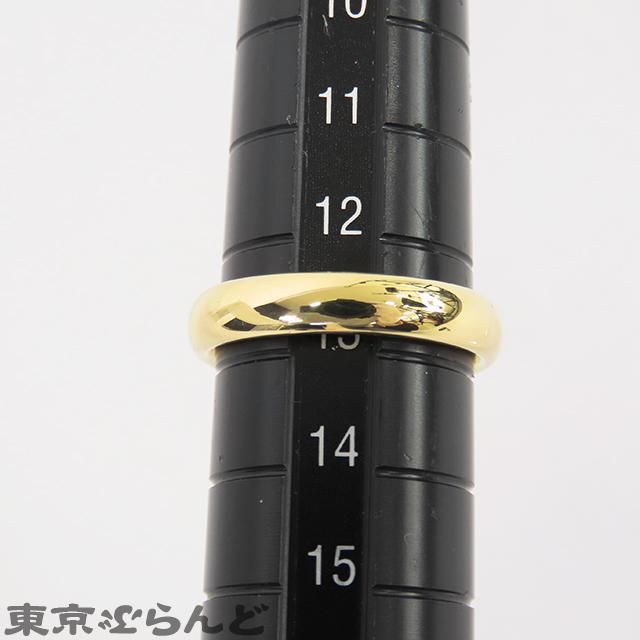 TIFFANY&Co. ティファニー ウェディング バンド リング イエロゴールド K18YG 4mm 12.5号相当 指輪 ユニセックス 仕上済 101773751 : 東京ぶらんど ...