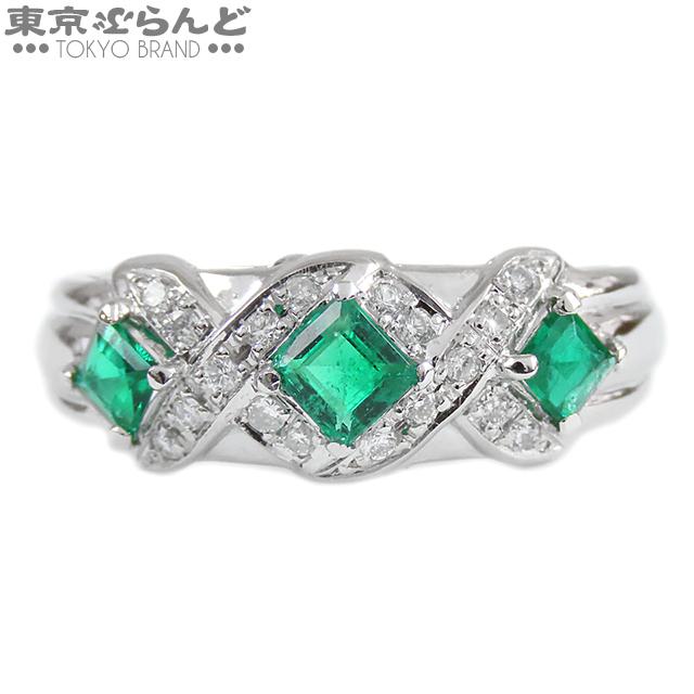 ノーブランド no brand エメラルド リング プラチナ Pt900 ダイヤモンド 0.44ct 0.21ct 11号相当 指輪 レディース 241100057918 : 東京ぶらんど ...