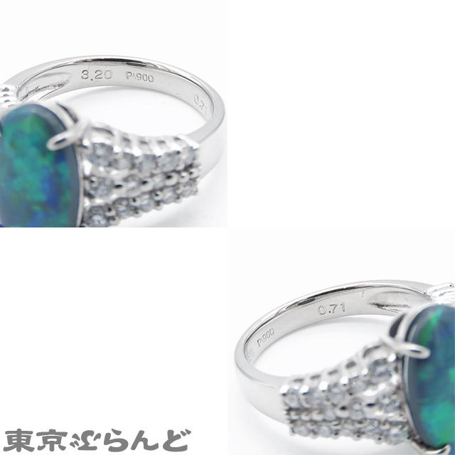 ノーブランド no brand ブラックオパール ダイヤモンド リング プラチナ Pt900 3.20ct 0.71ct 13号相当 指輪 レディース 241100060640 : 東京ぶらん ...