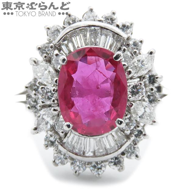 ノーブランド no brand ルビー ダイヤモンド リング プラチナ Pt900 1.98ct 0.98ct 13号相当 指輪 レディース 500468026 : 東京ぶらんど - 通販 ...