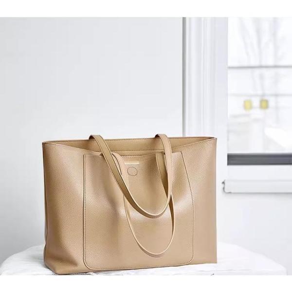 トートバッグ 牛革100% 革 本革 大きめ 耐摩擦 耐久 2WAY A4 B4 14インチPC対応 通勤 通学 カジュアル トート ビジネスバッグ 50代 40代 30代 20代 ...