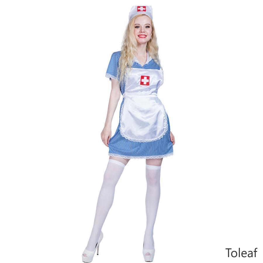 S?XL 大人用 女性用 ハロウィン衣装 メイド服 看護婦 看護師 ナース服 ハロウィン 衣装 仮装 コスプレ衣装 レディース イベント ハロウィーン ガールズ : Toleaf ヤフー ...