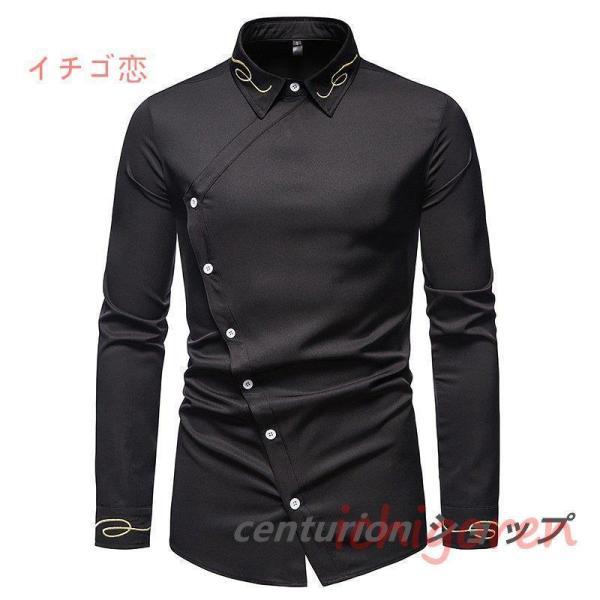 メンズ シャツ 長袖 カジュアルシャツ ワイシャツ タイト デジタル フォーマル 大きいサイズ トップス 開襟シャツ : Toleaf ヤフーショップ - 通販 - Yahoo!ショッピング