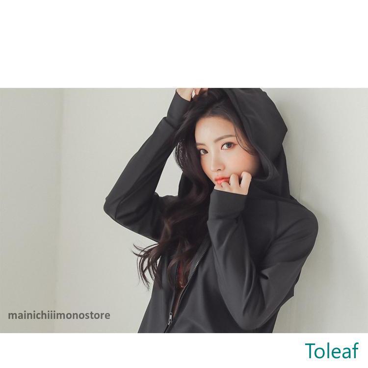 /ロング ラッシュガード レディース パーカー 大きい 無地 長袖 指穴 UVカット 紫外線 体型カバー 水着 日焼け防止 速乾 ドライ日焼け防止 : Toleaf ヤフーショップ - 通販 ...