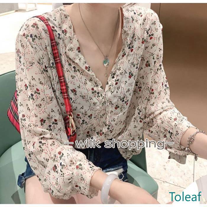 シフォンブラウス シアー トップス シャツ レディース 長袖 シアートップス シフォン : Toleaf ヤフーショップ - 通販 - Yahoo!ショッピング