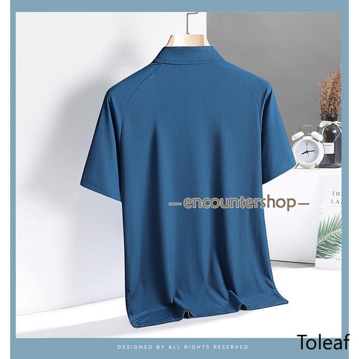 ポロシャツ メンズ 接触冷感 ゴルフウェア Tシャツ 半袖 スポーツウェア 襟 : Toleaf ヤフーショップ - 通販 - Yahoo!ショッピング