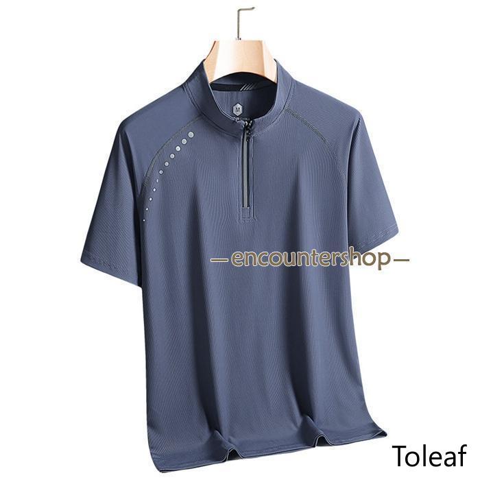ポロシャツ メンズ 接触冷感 ゴルフウェア Tシャツ 半袖 スポーツウェア 襟 : Toleaf ヤフーショップ - 通販 - Yahoo!ショッピング