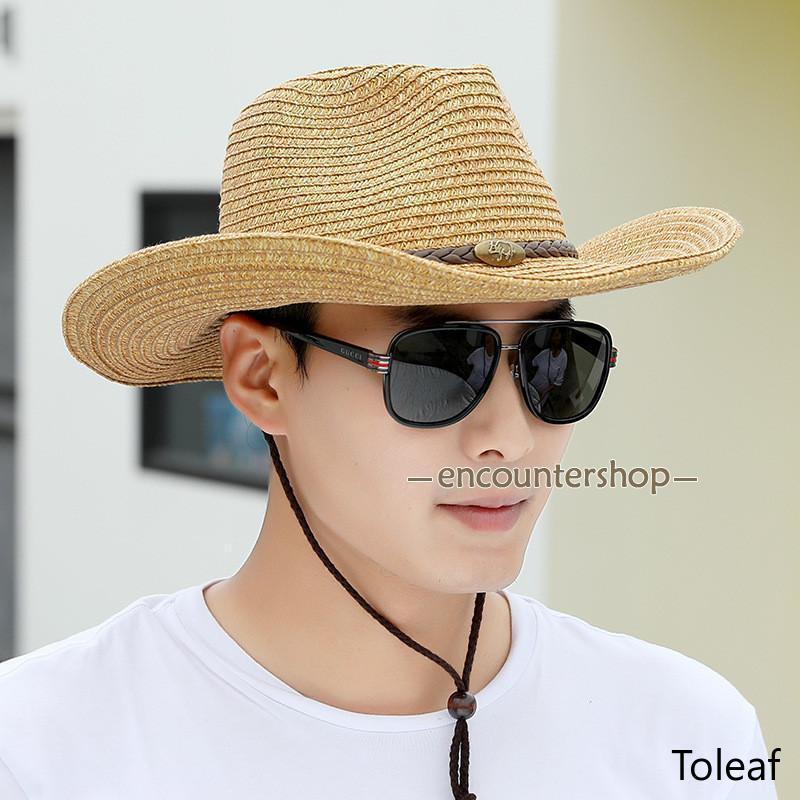 麦わら帽子 帽子 メンズ レディース あご紐付き 中折れ ストローハット UVカット帽子 つば広 熱中症対策 通気性 紳士 涼しい UV対策 : Toleaf ヤフーショップ - 通販 ...