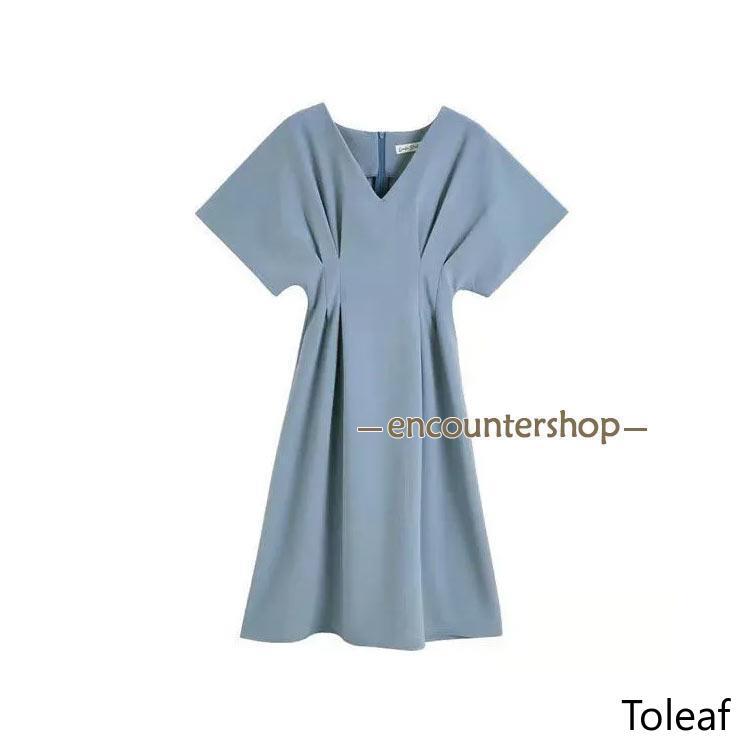 夏 ワンピース ワンピ レディース ロングワンピース 半袖 きれいめ 体型カバー マキシワンピース 大きいサイズ UVカット 紫外線カット : Toleaf ヤフーショップ - 通販 ...