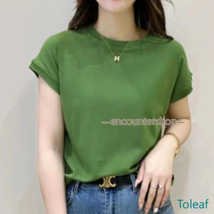 クルーネック ストレッチ tシャツ インナー カットソー シンプル トップス 半袖tシャツ 半袖Tシャツ レディース 無地 伸縮性 : Toleaf ヤフーショップ - 通販 - Yahoo ...