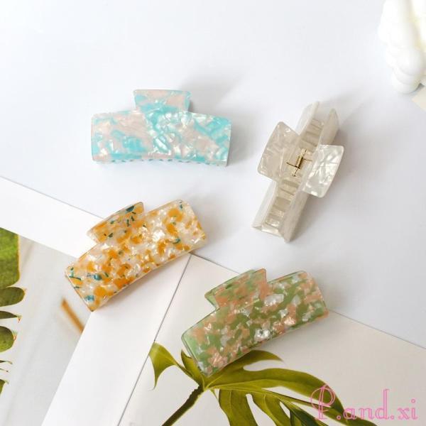 バンスクリップ ヘアクリップ レディース ヘアアクセサリー 髪留め 髪飾り 大きめ まとめ髪 ヘアアレンジ スクエア キラキラ : Toleaf ヤフーショップ - 通販 - Yahoo!ショッピング