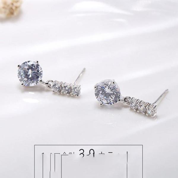 ピアス レディース 大粒 揺れる 贅沢8粒 ダイヤモンドcz プラチナ仕上げ シルバー925 女性 彼女 嫁 娘 人気 母の日ギフト 記念日 : Toleaf ヤフーショップ - 通販 ...