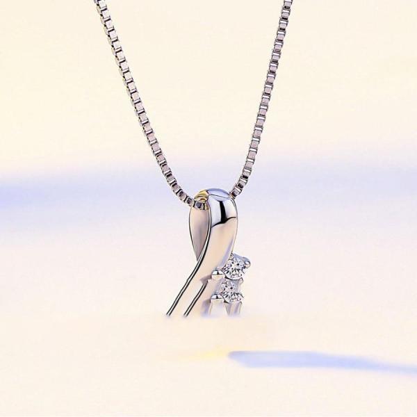 ネックレス レディース 30代40代50代 大粒0.8カラット 一粒 上品/シルバー925 プラチナ仕上げ 母の日ギフト 人気 女性 妻 彼女 娘 : Toleaf ヤフーショップ - 通販 ...