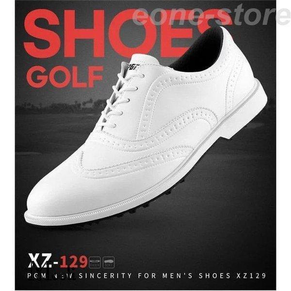 ゴルフシューズ メンズ ローカット PU ウイングチップ スパイクレス 軽量 スポーツ 防水 通気 防滑 ビジネス スリッポン 靴 運動 滑る防止 : Toleaf ヤフーショップ - 通販 ...