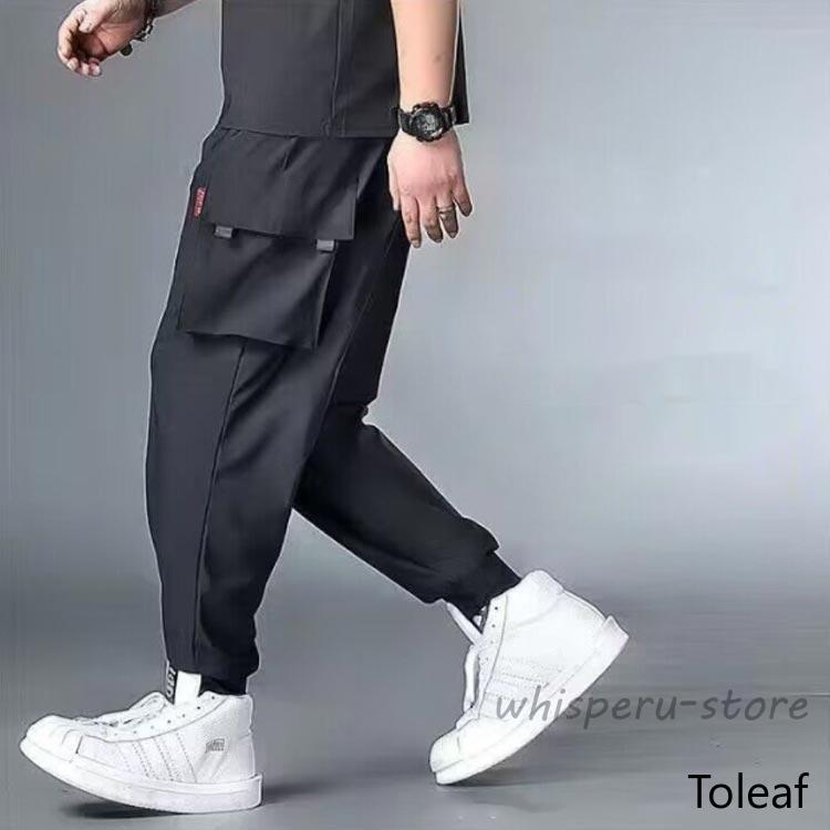 L-8XL！接触冷感 ひんやり パンツ メンズ 夏 超大きいサイズ！ 涼しい ストレッチ ボトムス スポーツ ポケット ゴルフウェア カーゴパンツ : Toleaf ヤフーショップ - 通販 ...
