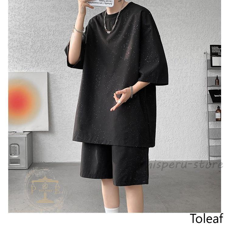 ジャージ メンズ 上下セット 夏服 tシャツ 半袖 ハーフパンツ セットアップ 夏 無地 スウェット : Toleaf ヤフーショップ - 通販 - Yahoo!ショッピング