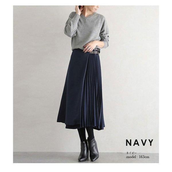 スカート ボトムス レディース 40代 きれいめ 春秋 楽ちん 快適通気 黒 ボトムス aライン プリーツ スカート ハイウエスト おしゃれ 着痩せ 20代 30代 5色 ...