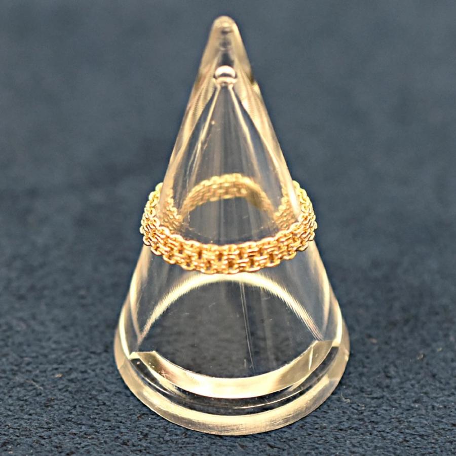 tomatosarada K18 18金 ビスマルク チェーンリング 15号 : 金のトマトサラダ - 通販 - Yahoo!ショッピング