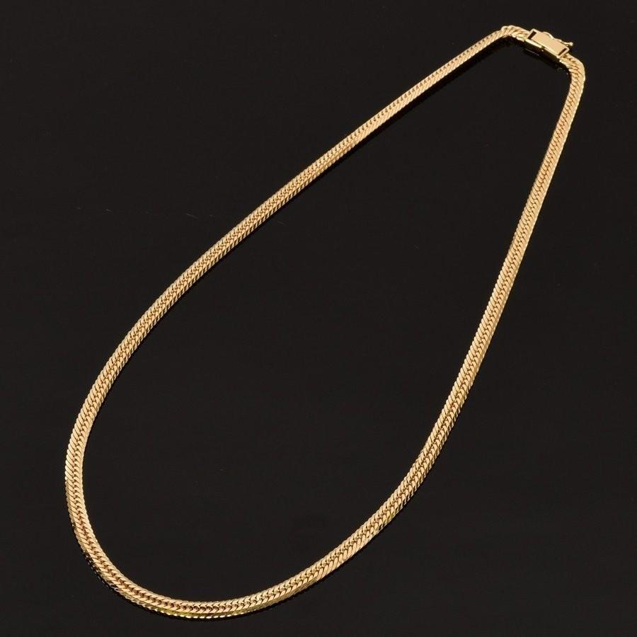 tomatosarada 喜平 ネックレス K18 18金 十二面トリプル(50g-50cm)中留（中折れ）S 12面 トリプル キヘイ （造幣局検定マーク刻印入） : 金のトマトサラダ ...