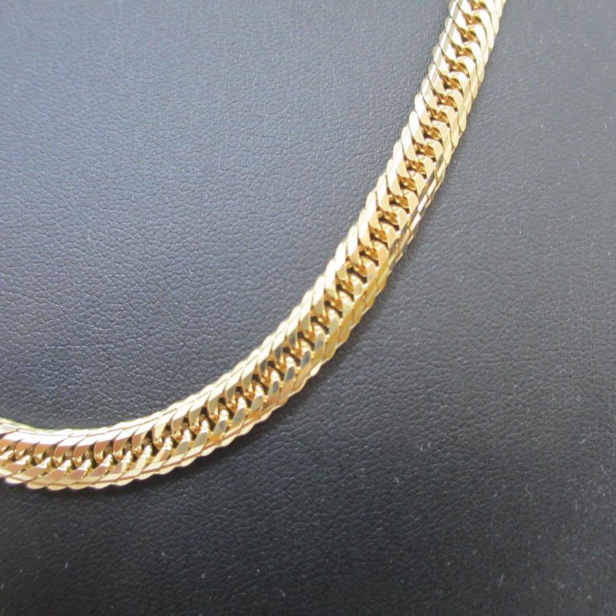 tomatosarada 喜平 ネックレス K18 k18 メンズ 18k ネックレス18金 14面Mカットトリプル(30g-50cm)中留(中折れ) （造幣局検定マーク刻印入） : 金の ...