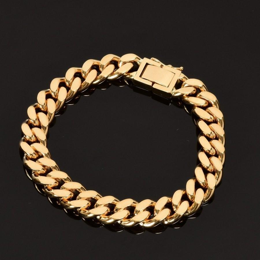 喜平 ブレスレット 18金 K18 二面(100g-21cm)中留（中折れ） 10mm 二面 キヘイ （造幣局検定マーク刻印入）最安値 挑戦 喜平ブレスレット :106-K18-2M ...