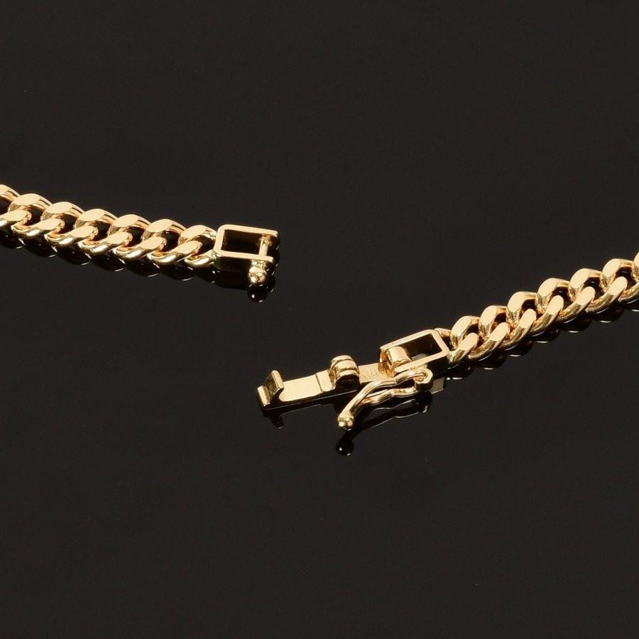 tomatosarada 喜平 ネックレス K18 18金 2面(30g-50cm)中留（中折れ） 3mm 二面 キヘイ （造幣局検定マーク刻印入）喜平ネックレス : 金のトマトサラダ ...