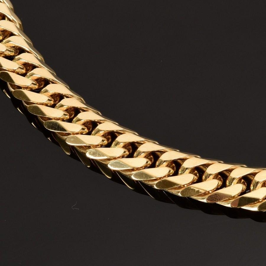 tomatosarada 喜平 ブレスレット K18 18金 六面ダブル（100g-21cm）中留（中折れ） 11mm 6面ダブル（造幣局検定マーク刻印入）喜平ブレスレット : 金のトマト ...