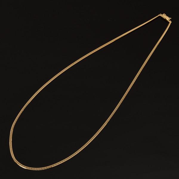 tomatosarada 喜平 ネックレス K18 喜平ネックレス k18 メンズ 六面ダブル(11g-55cm) 中留(中折れ) 3mm(造幣局検定マーク刻印入) 【送料無料】 : 金の ...