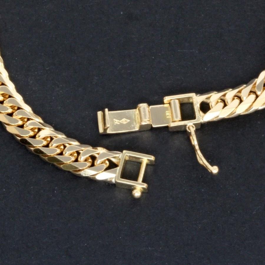 tomatosarada 喜平 ブレスレット K18 18金 六面ダブル（30g-20cm）中留（中折れ） 6mm キヘイ 6面ダブル（造幣局検定マーク刻印入）kihei : 金のトマトサラダ ...