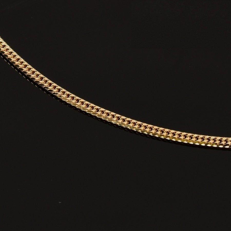 tomatosarada 喜平 ネックレス K18 k18ネックレス 18金 六面ダブル(9.2g-45cm) 中留(中折れ) 6面 ダブル（造幣局検定マーク刻印入） 喜平ネックレス : 金の ...