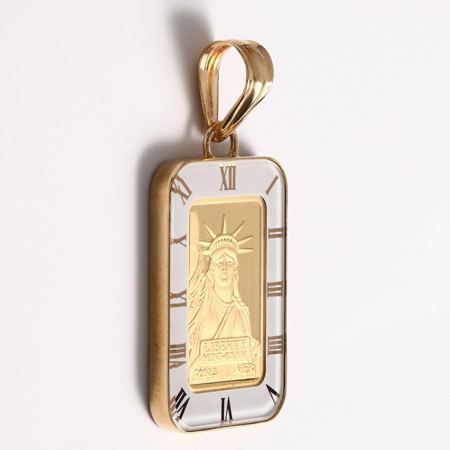 tomatosarada リバティコイン K24（純金 K24） 2g リバティコイン インゴット 自由の女神 K18枠付きペンダントトップ : 金のトマトサラダ - 通販 - Yahoo ...