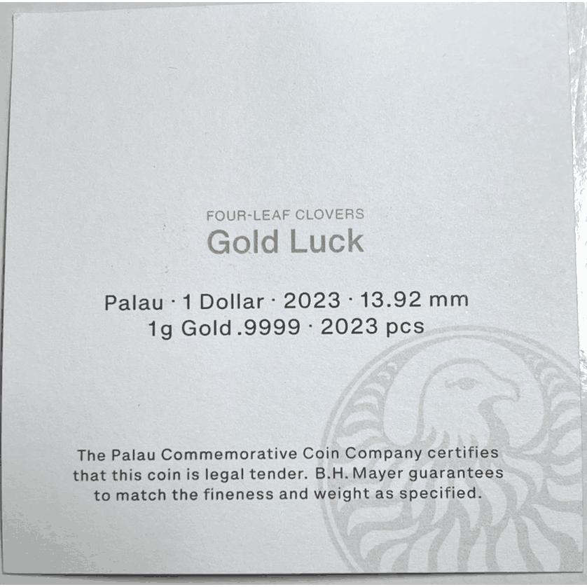 tomatosarada K24 純金コイン 枠付き クローバーペンダントトップ 1g 幸運のアイテム四葉のクローバー付金貨 （プレゼント ギフト 誕生日 お祝い） : 金のトマトサラダ ...