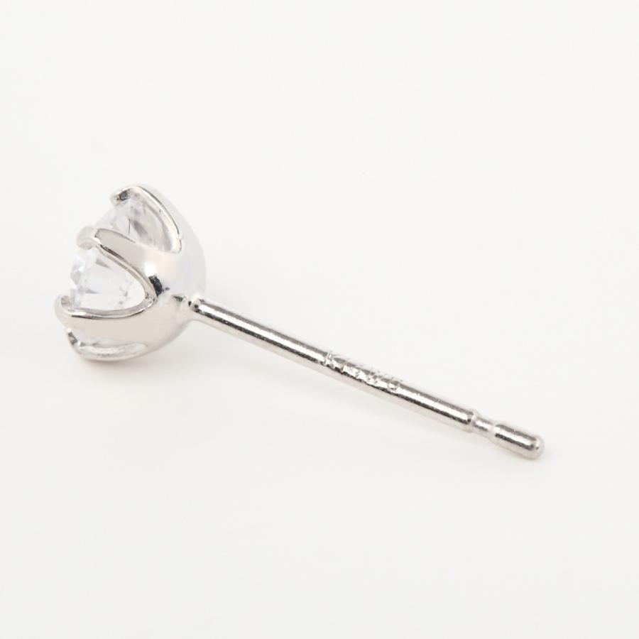 tomatosarada K14WG 14金 ホワイトゴールド キュービックピアス【宅急便送料無料！】 : Tomatosarada(トマトサラダ) - 通販 - Yahoo!ショッピング