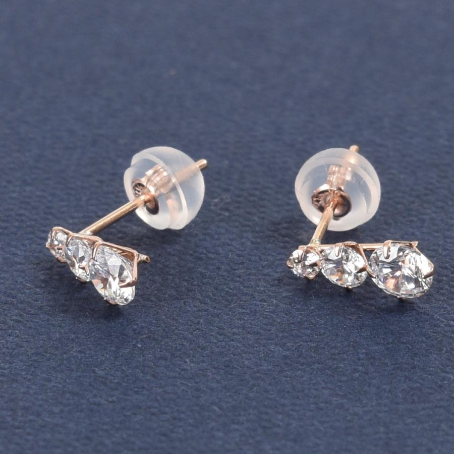 tomatosarada K14PG 14金 ピンクゴールド キュービックピアス【宅急便送料無料！】 : Tomatosarada(トマトサラダ) - 通販 - Yahoo!ショッピング