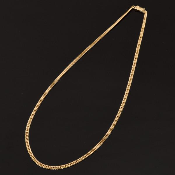 tomatosarada 喜平 ネックレス K18 （ゴールド チェーンネックレス）K18 18金 六面ダブル喜平 （造幣局検定マーク刻印入） 喜平ネックレス 6面 18g45cm ...