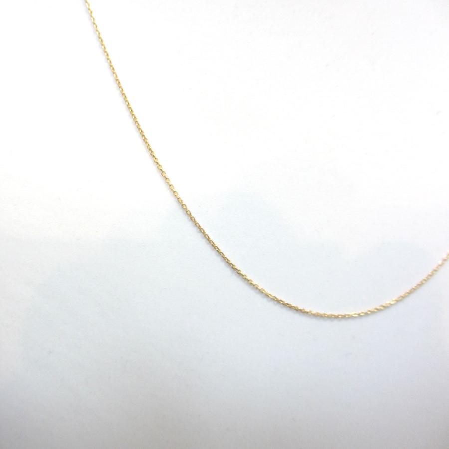 tomatosarada K18 18金 イエローゴールド 小豆チェーン 0.5mm 50cm （無段階の長さ調整 スライド式アジャスター） : Tomatosarada(トマトサラダ ...