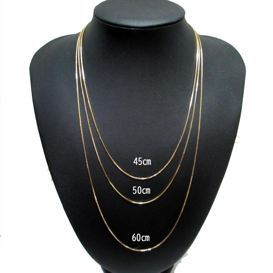 tomatosarada K18 18金イエローゴールド ベネチアンチェーン（無段階の長さ調整 スライド式アジャスターー） 1.2mm 50cm ベネチアン 50cm ...