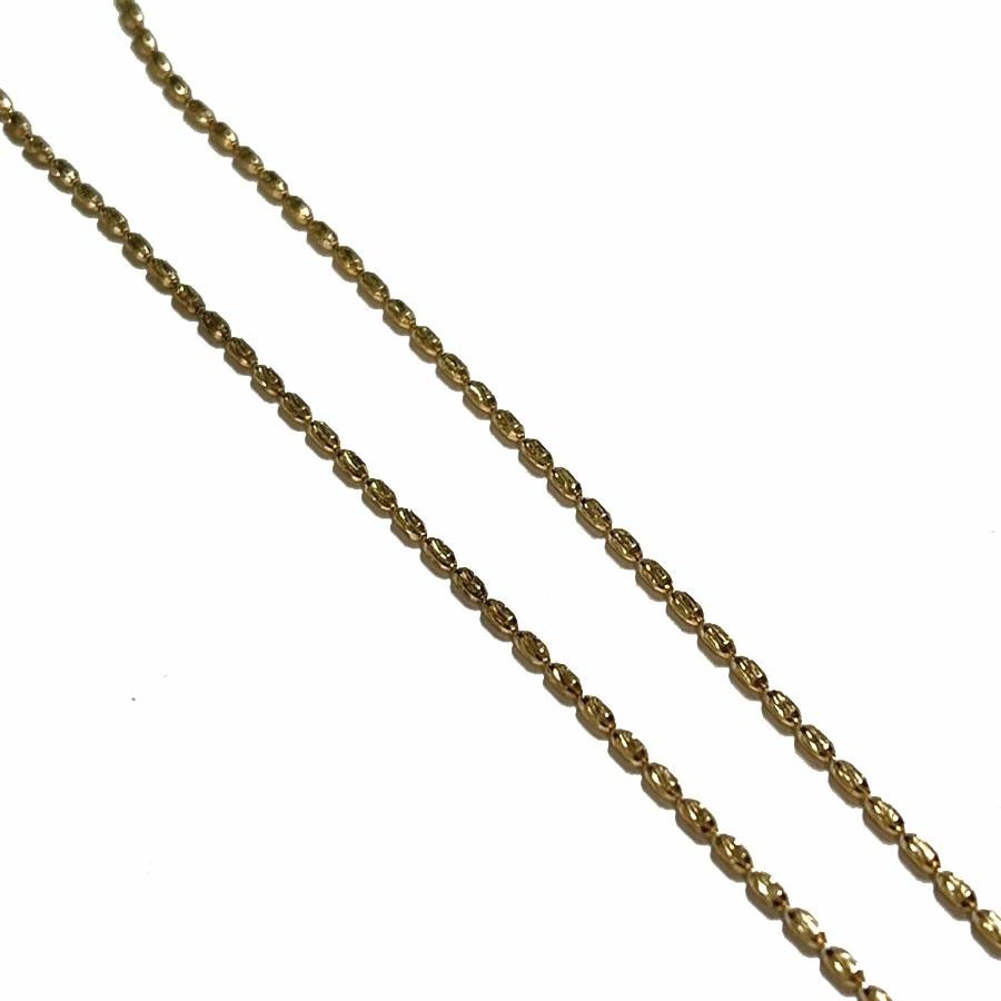 tomatosarada K18YG 18金 シリンダー チェーンネックレス 45cm （無段階の長さ調整 スライド式アジャスター） 1.2mm : Tomatosarada(トマトサラダ ...