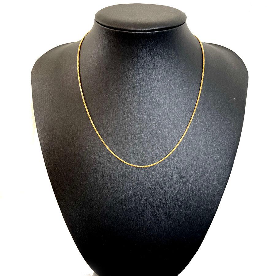 K18 18金 シーベリー チェーンネックレス 引輪プレート 1.4mm 45cm 3.15g 無段階スライドチェーン :106-KN0KS0265450JL:Tomatosarada(トマト ...