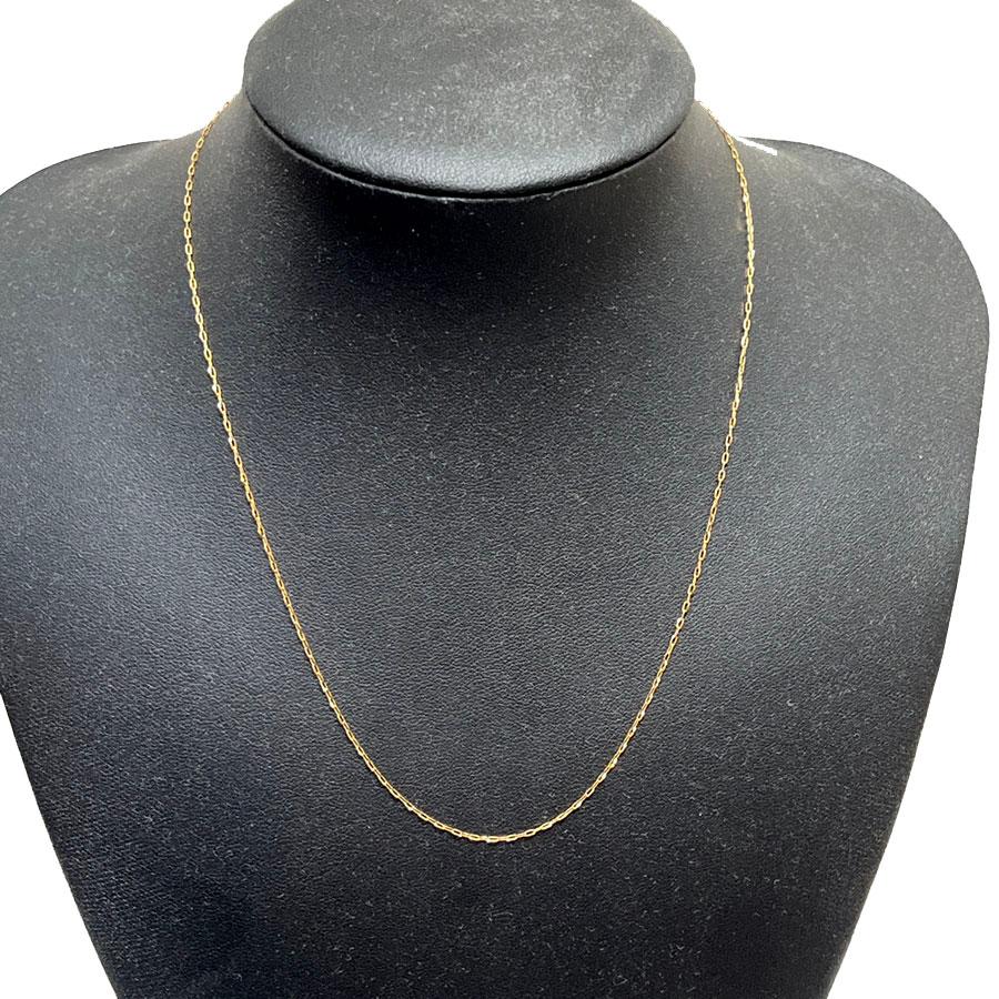 tomatosarada K18 18金 イエローゴールド シャインカット小豆チェーンネックレス 45cm スライド式 1.2g : Tomatosarada(トマトサラダ) - 通販 ...