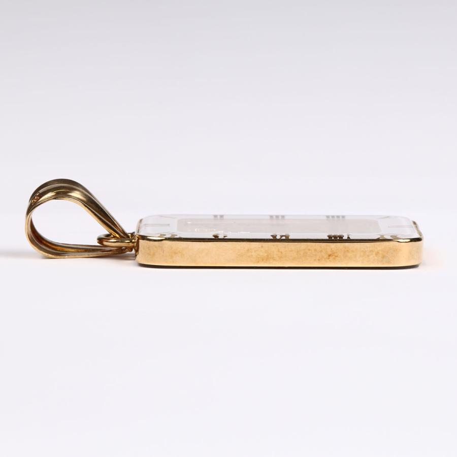 tomatosarada リバティコイン K24（純金 K24） 2g リバティコイン インゴット 自由の女神 K18枠付きペンダントトップ : Tomatosarada(トマトサラダ ...