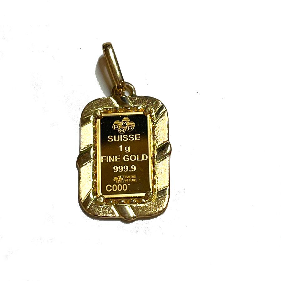 tomatosarada リバティコイン K24（純金 K24） 1g リバティコイン インゴット 自由の女神 K18 アトラス枠付きペンダントトップ : Tomatosarada(トマト ...