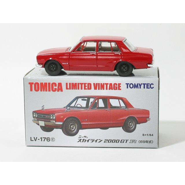 トミーテック 日産 スカイライン 2000GT-R（赤）69年式 LV-176c【トミーテック社1/64ミニカー】【トミカの時】 : トミカの時 - 通販 - Yahoo!ショッピング