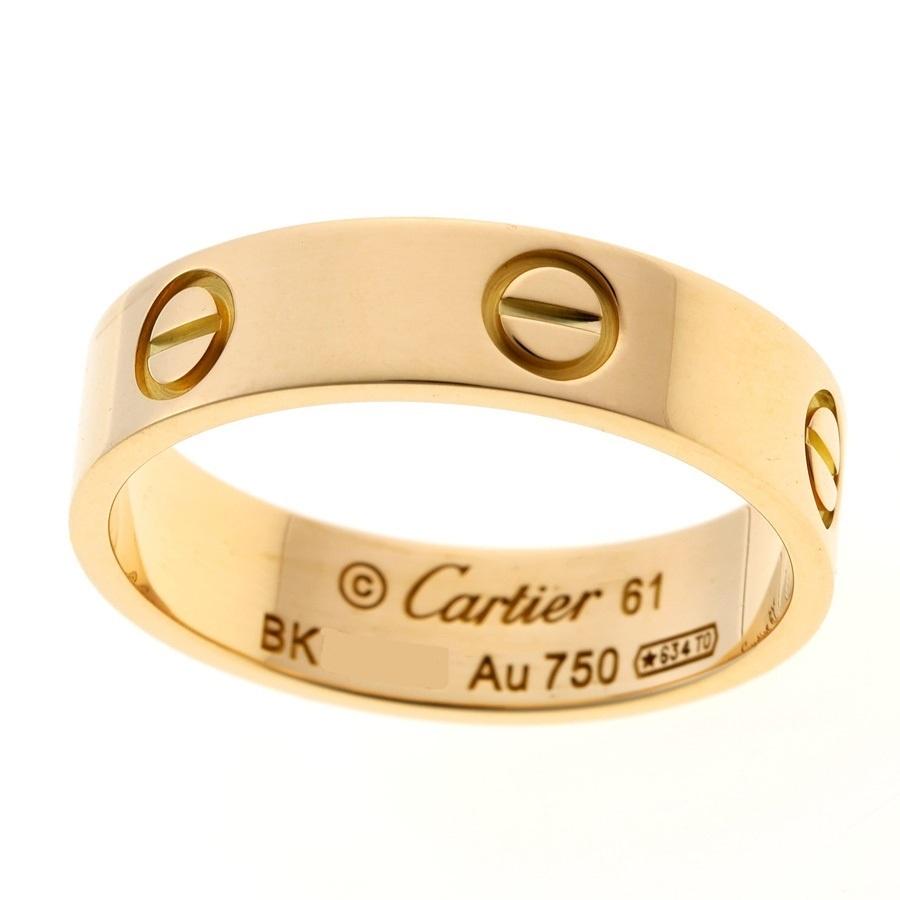 LOVE（Cartier） カルティエ ラブリング クラシック モデル B4084600 750/K18YG # 21 【中古】 商品番号 L ...