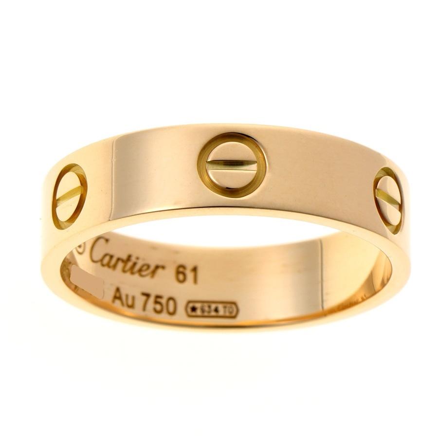 LOVE（Cartier） カルティエ ラブリング クラシック モデル B4084600 750/K18YG # 21 【中古】 商品番号 L ...