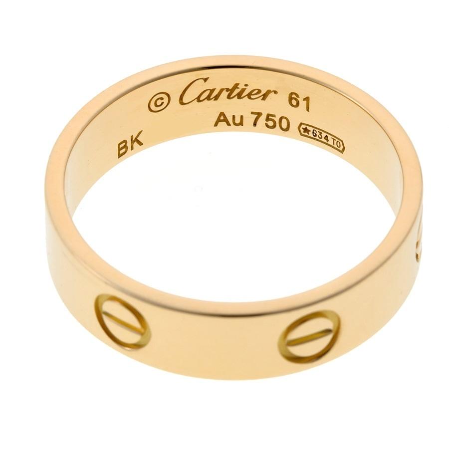LOVE（Cartier） カルティエ ラブリング クラシック モデル B4084600 750/K18YG # 21 【中古】 商品番号 L ...