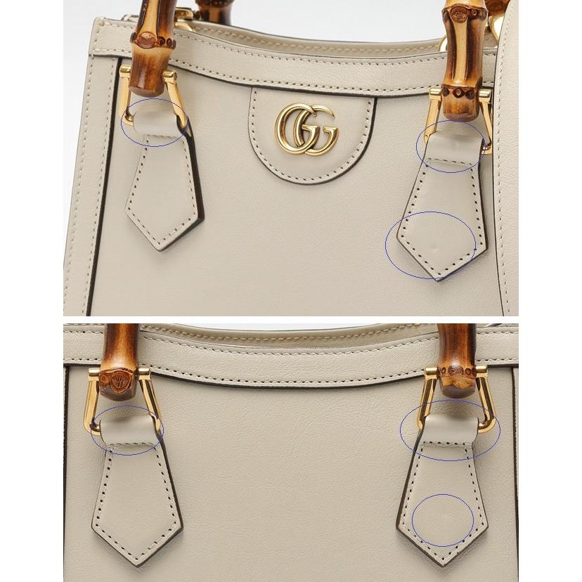 GUCCI グッチ / GUCCI ダイアナ ミニ トートバッグ 655661 レザー アイボリー系 【中古】 商品番号 S-159385 新入荷 : 質SHOP冨田 - 通販 - Yahoo ...