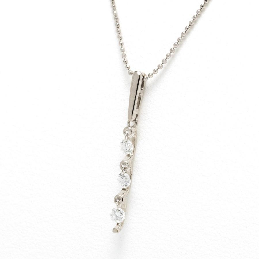 K18WG ネックレス ダイヤモンド 0.30ct 40.5cm 【中古】 商品番号 B-156830 新入荷 : 質SHOP冨田 - 通販 - Yahoo!ショッピング